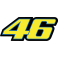 Stickers logo Valentino Rossi - Color-stickers